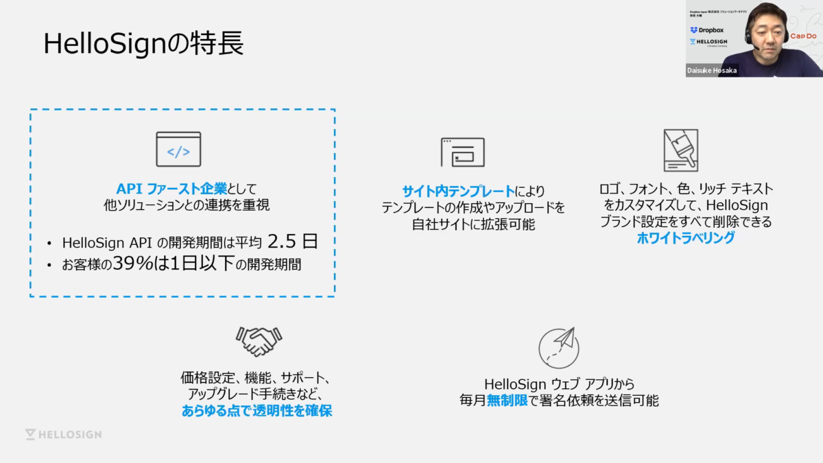 キャップドゥ、Dropboxの電子署名ソリューション「HelloSign」とkintoneの連携プラグイン「Dropbox『HelloSign』 for kintone」の記者説明会に参加 ...